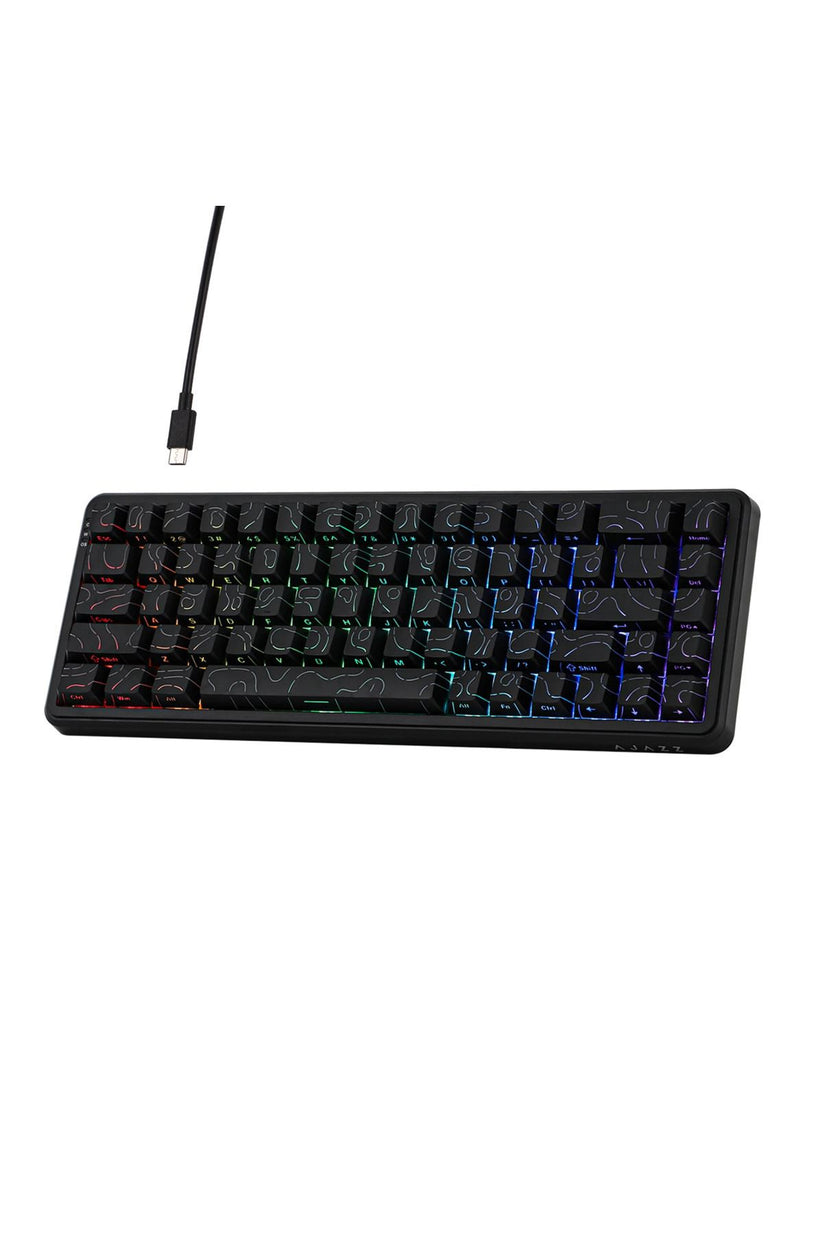 AK680 Max Rapid Trigger Manyetik Switch Kablolu Mekanik Klavye RGB 0.1 ...